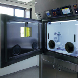 Shielded Laminar Flow Hot Cell for Nuclear Medicine