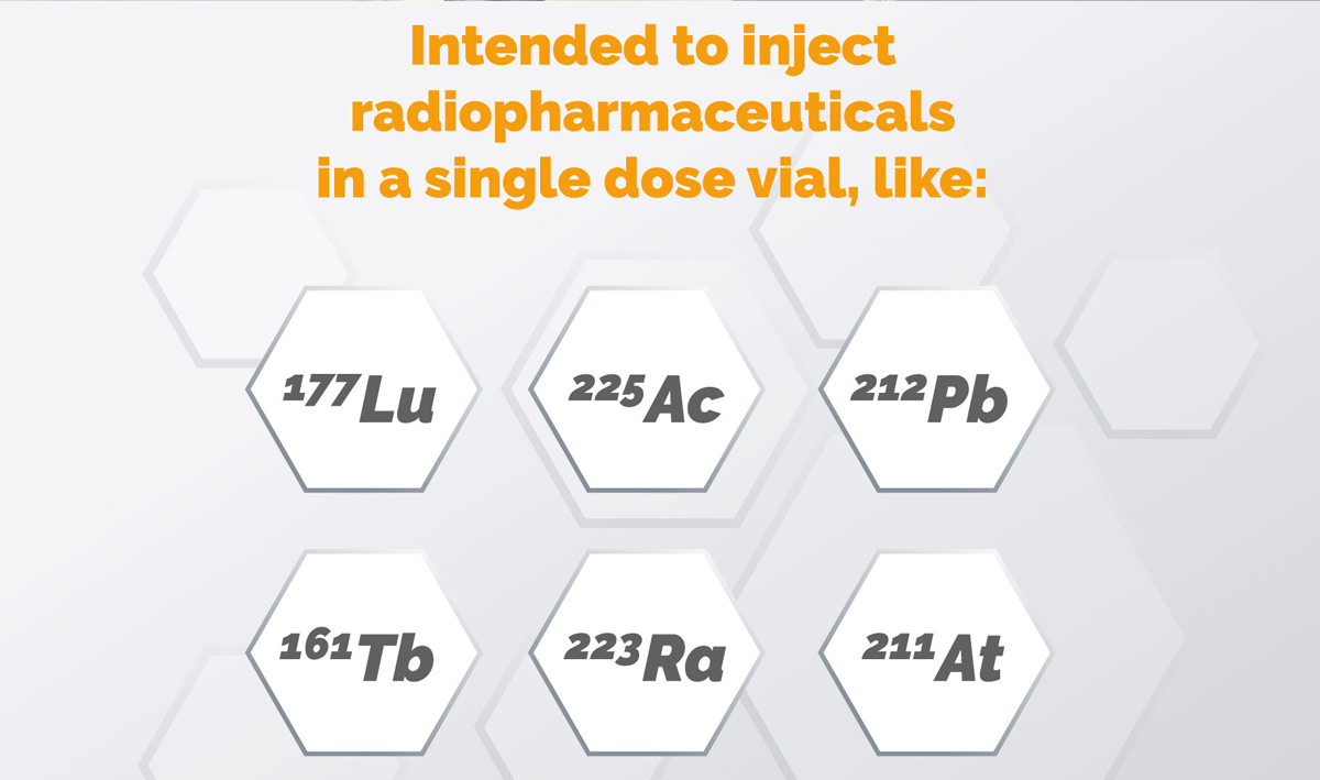 THERADOSE - Theranostic injector for single dose vials
